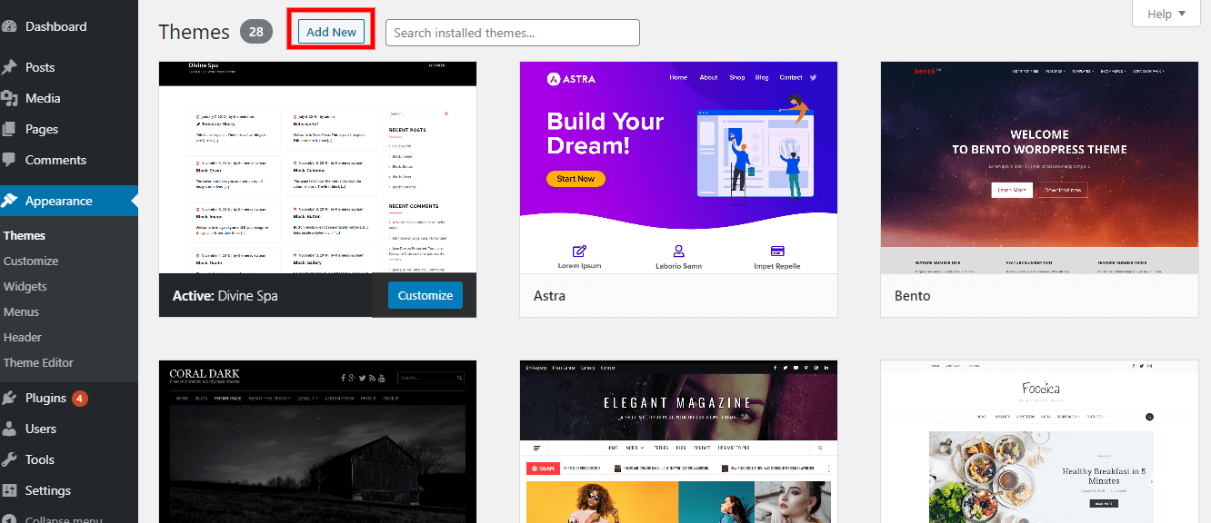 6 easy steps for WordPress theme installation Wishful Blog